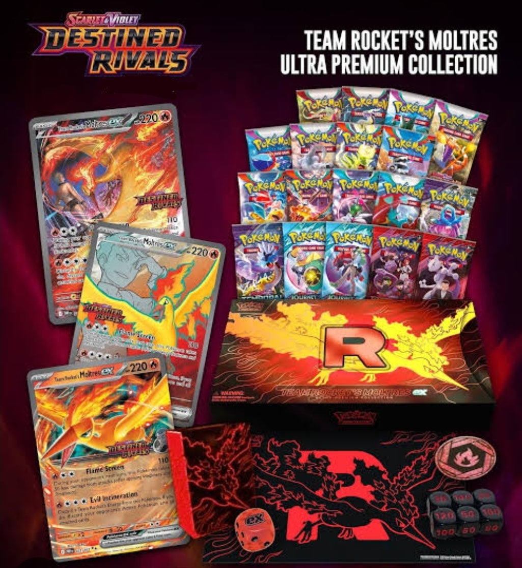 Team Rocket Moltres ex Ultra-Premium Collection GAMESTOP EXCLUSIVE ...